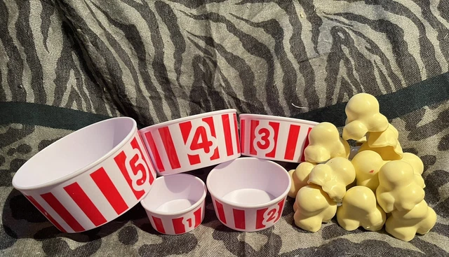 LEARNING RESOURCES SMART Snacks Count 'em Up Popcorn 5 Bowls + 15 ...