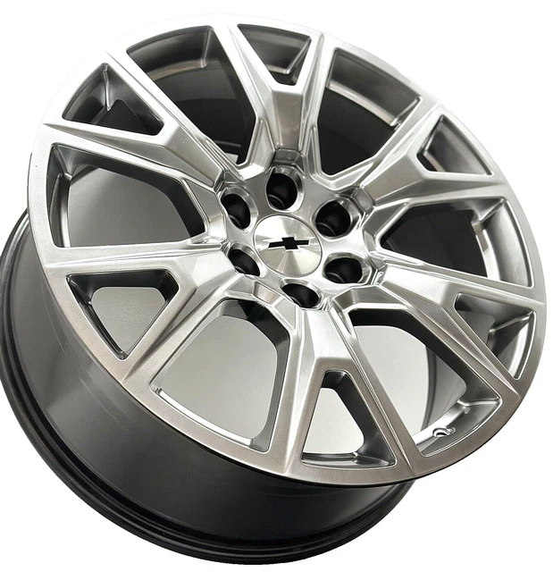 22& HYPER BLACKOE 5944 SEZ Replica Wheels fits 2024 Chevy Tahoe ...