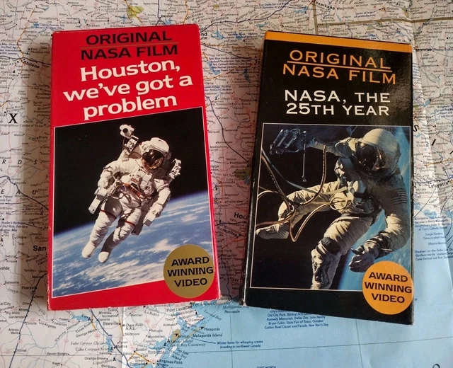 NASA VHS LOT Houston We've Got A Problem Apollo 13 The 25th Year Space ...
