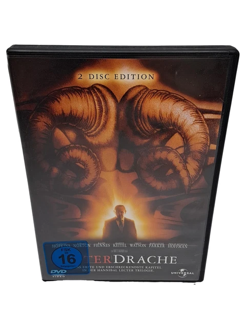 ROTER DRACHE DVD Psychothriller Verbrecherjagd Hopkins Norton Fiennes ...