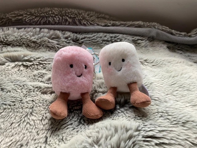 JELLYCAT I AM amuseable pair of marshmallows bag charm with tags ...