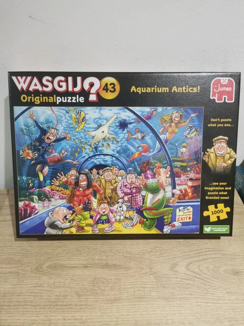 WASGIJ 43,ORIGINAL - Aquarium Antics , 1000 piece jigsaw, NEW £4.37 ...