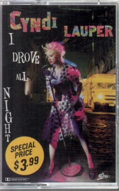 CYNDI LAUPER I Drove All Night cassette Australia Epic 1989 cassette ...