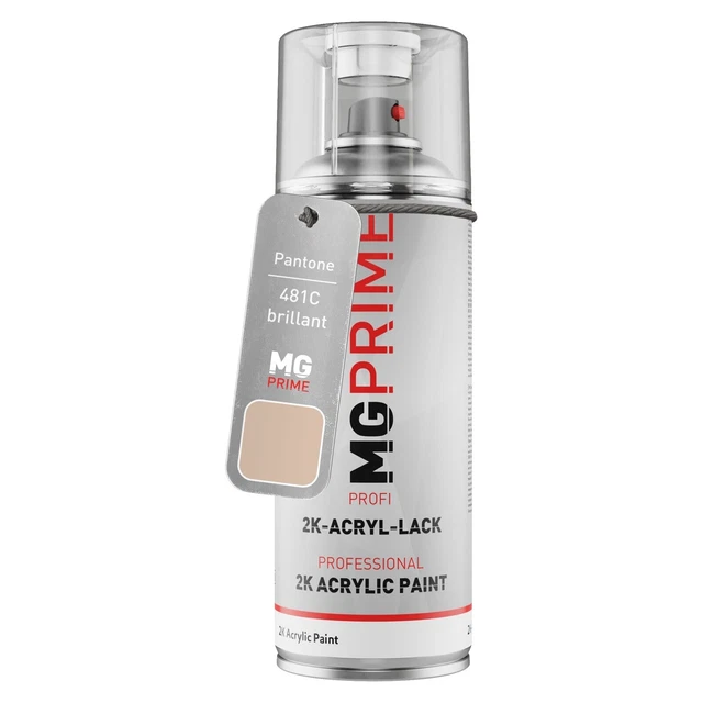 PANTONE 481C BROWN brillant acrylique bombe aérosol 2C 400ml séchage ...