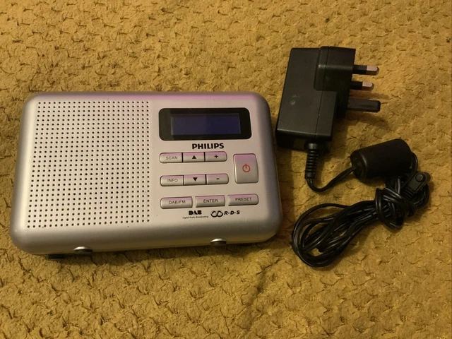 PHILIPS DAB FM Portable Radio Digital AE5010 - Fully Working Preowned ...