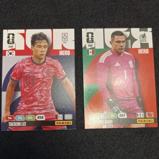 PANINI FIFA 2026 Football Trading Card Lot Hero Contenders Icon 48 ...