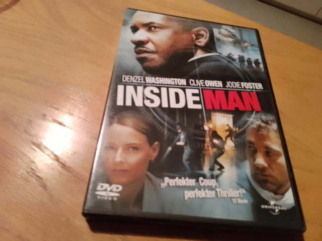 INSIDE MAN DVD Denzel Washington Clive Owen Jodie Foster EUR 1,00 ...