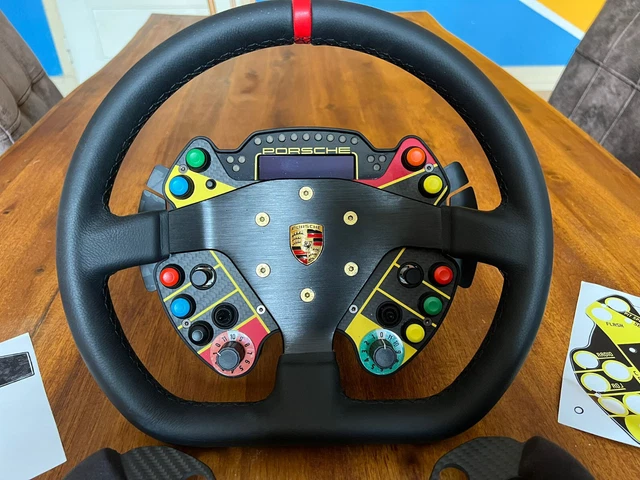 FANATEC - PODIUM Steering Wheel Porsche 911 GT3 R Leather EUR 650,00 ...