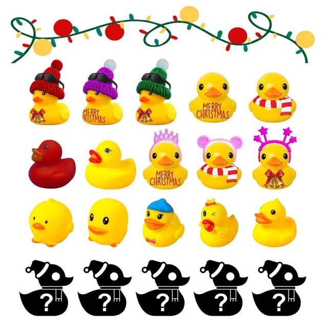 2025 RUBBER DUCK Christmas Advent Calendar Xmas Countdown 24 Days Bath ...