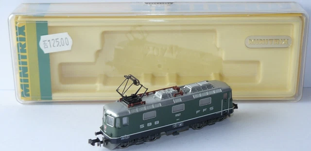TRIX MINITRIX 2071 N ++ E-Lok Re 4/4 #11127 der SBB in OVP ++ analog ++ #A1_537 EUR 79,99 ...