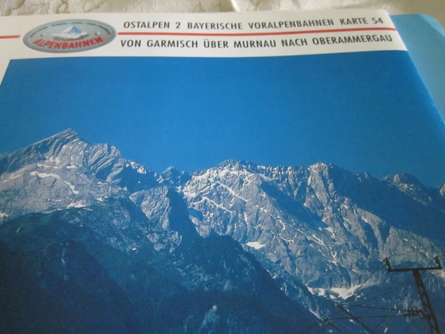 ALPENBAHNEN OSTALPEN 2 K 54 Bayerische Voraplenbahn Garmisch Murnau ...