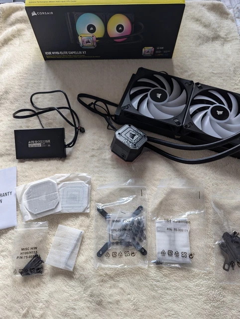 CORSAIR ICUE H115I ELITE CAPELLIX XT 280mm AiO Liquid Processor CPU ...