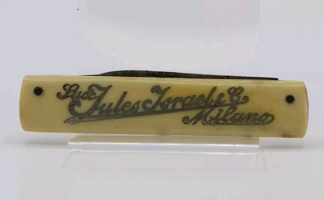 COLTELLINO PUBBLICITARIO INIZI 900 Jules E Israel Milano In Osso Con ...
