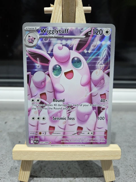 POKÉMON TCG WIGGLYTUFF 105/094 Phantasmal Flames Art Rare English £1.16 ...