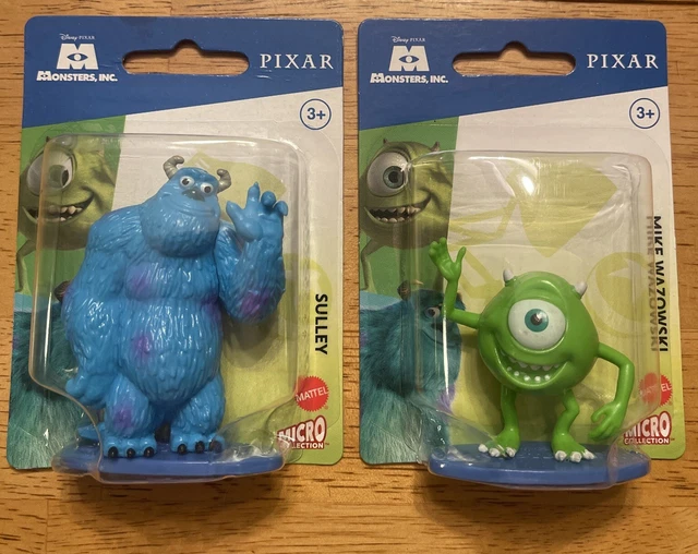Disney Pixar Monsters Inc Sulley Mike Wazowski Micro Figures Mattel Ages 3 £1300 Picclick Uk