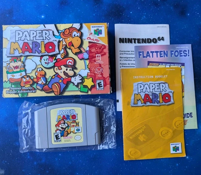 PAPER MARIO NINTENDO 64 CIB N64 - Great Condition! $405.00 - PicClick CA