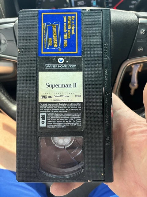 VHS SUPERMAN II 2 (1980) Warner Home Video Original Release, Hackman ...