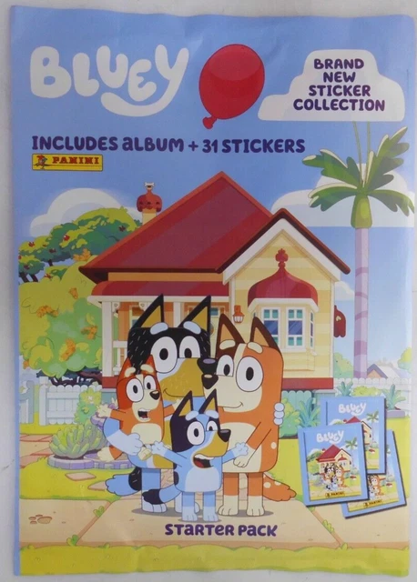 PANINI BLUEY 2024 Starter pack: Includes Album & 31 Stickers £9.99 ...