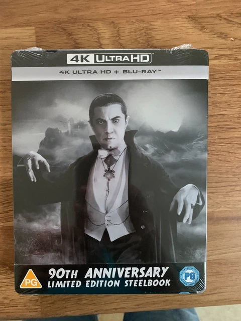 DRACULA 90TH ANNIVERSARY Limited Edition 2 Disc 4k Ultra HD Blu ray ...