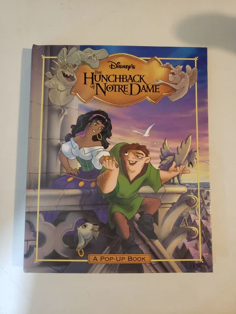 DISNEY POP UP Book The Hunchback of Notre Dame Quasimodo Esmerelda ...