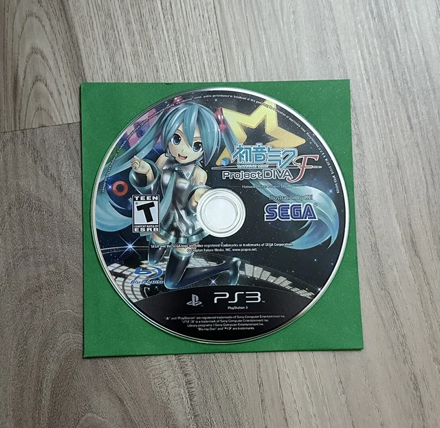DISQUE DE JEU Hatsune Miku : Project DIVA F (Sony PlayStation 3, 2013 ...