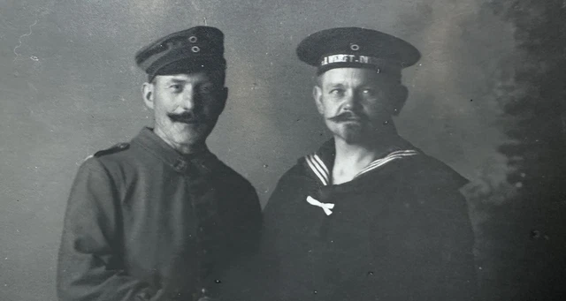 PK FOTO PORTRAIT Kaiserliche Marine Matrose Tellermütze II ...