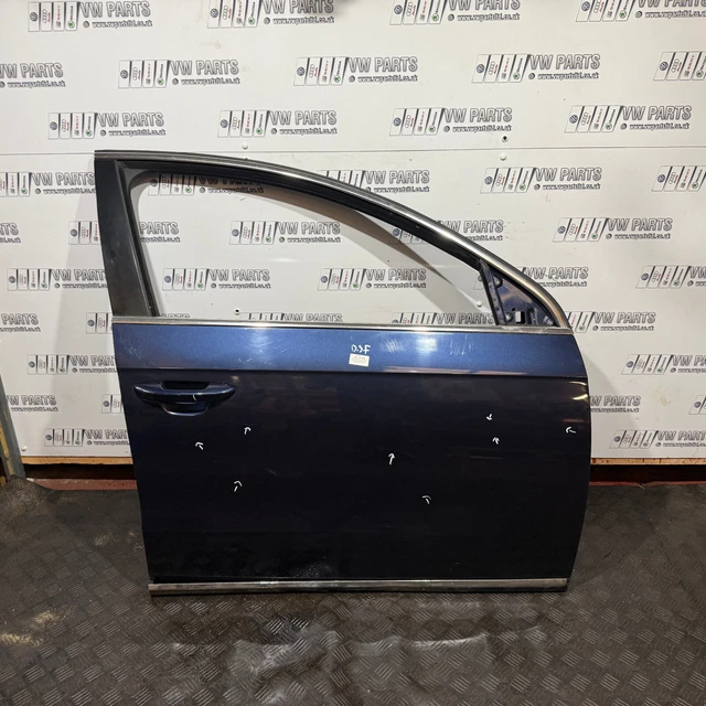 VW PASSAT B7 Estate Driver Side Front Bare Door Blue Lh5X 2011-2014 £ ...