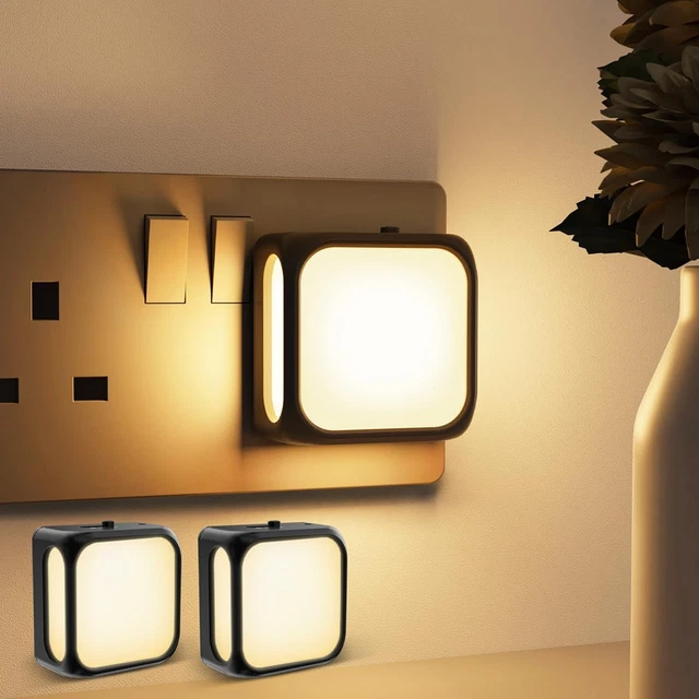 NIGHT LIGHT PLUG in Wall, with Dusk to Dawn Photocell Sensor £15.19 ...