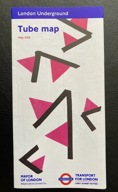 LONDON UNDERGROUND TUBE Map - May 2018 - TFL - Game Of Forms - Geta ...