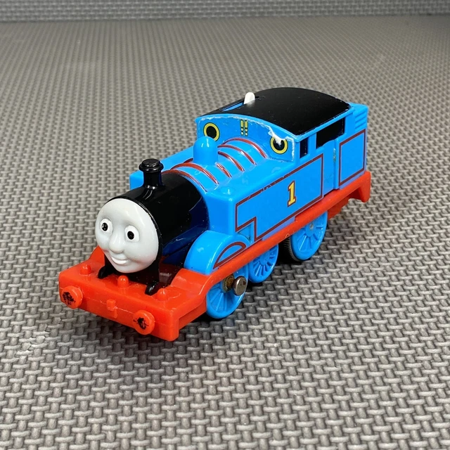 THOMAS THE TRAIN Trackmaster Motorized Tank Engine Friends #1 Blue Red ...