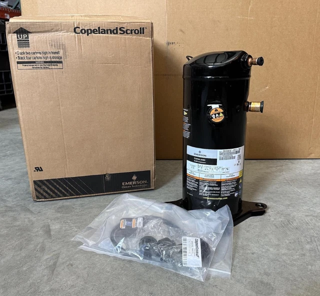 COPELAND ZR38K5E-PFV 3 Ton 1PH 208/230V High Temp Scroll Compressor R22 ...