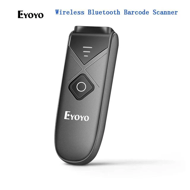 EYOYO BLUETOOTH BARCODE Scanner 1D 2D QR Code for iPad, iPhone, Android ...