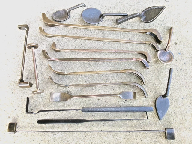 ANCIEN LOT D'OUTILS De Sculpteur Staffeur Fondeur Mouleur - EUR 50,00 ...