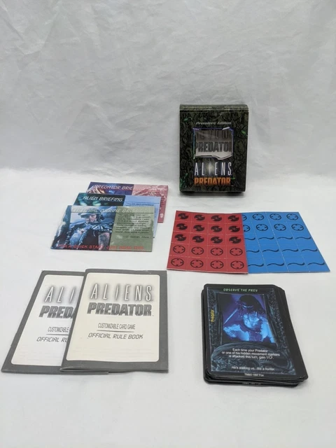 LOT OF (25) Aliens Predator 1997 Trading Cards With Quickstart Rulebook ...