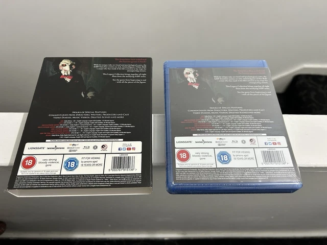 SAW - THE Legacy Collection - Slipcover 1 - 8 Blu-Ray New Sealed Jigsaw ...