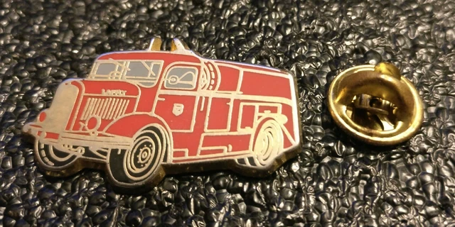 BALLARD TRUCK FIRE Firefighter Fine Gold Fire Truck Pin's - Pin Pins ...