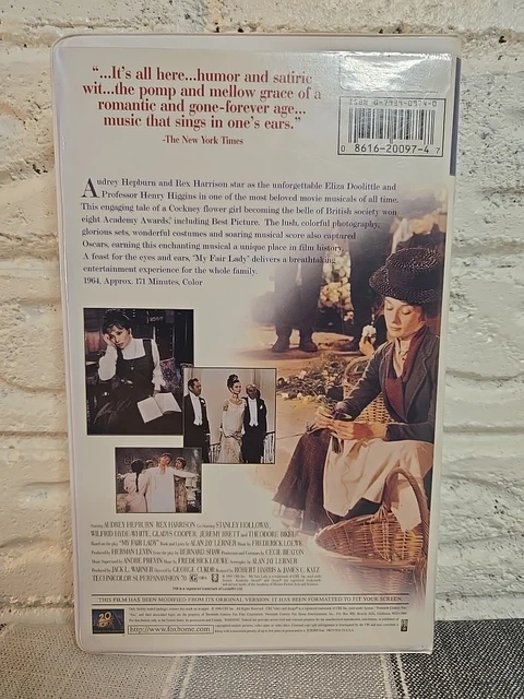 MY FAIR LADY VHS 1964, 2001 Audrey Hepburn $24.99 - PicClick CA