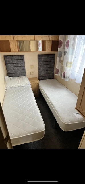 STATIC CARAVAN SINGLE Bed Mattress Sets 6x2 foot £50.00 - PicClick UK