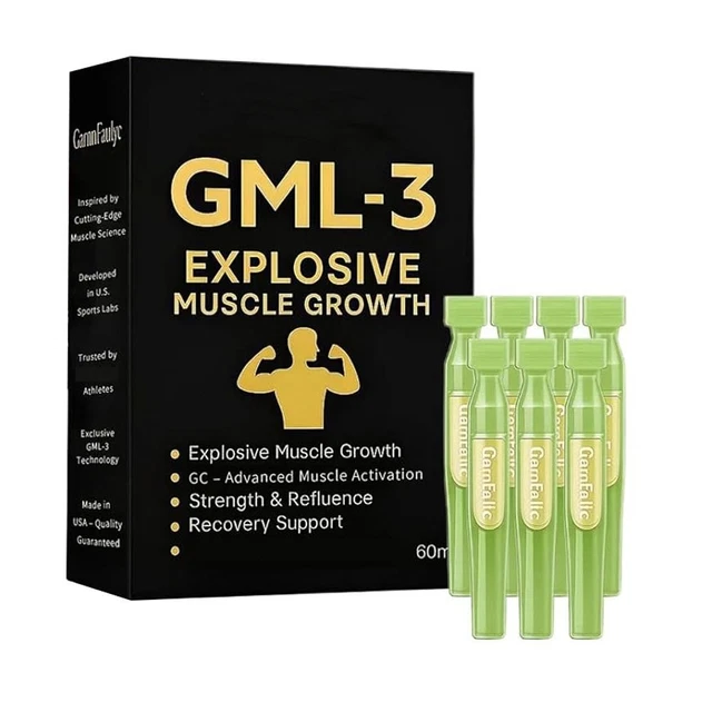 MUSCLE GROWTH SERUM, GML-3 Explosive Muscle Growth Strength & Refluence ...