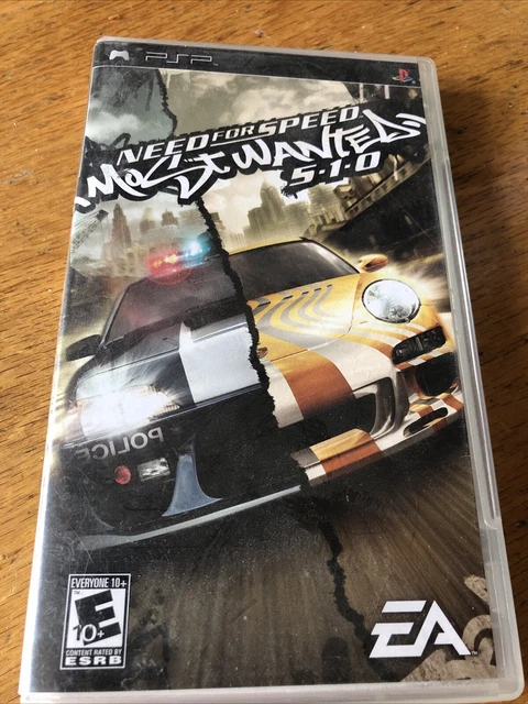 NEED FOR SPEED: Most Wanted -- 5-1-0 (Sony PSP, 2005) Case And Manual ...