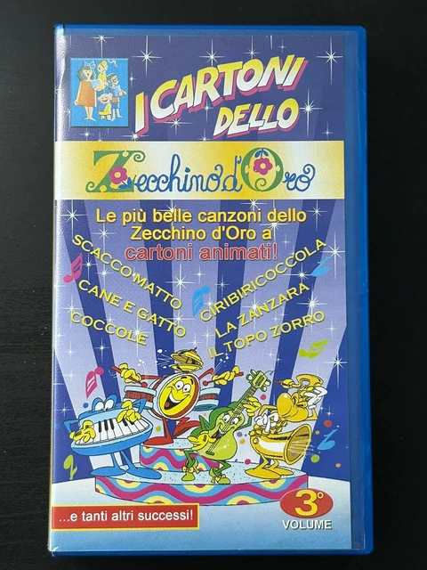 I CARTONI DELLO ZECCHINO D’ORO TERZO VOLUME - VHS ITA in italiano WARNER EUR 29,50 - PicClick IT