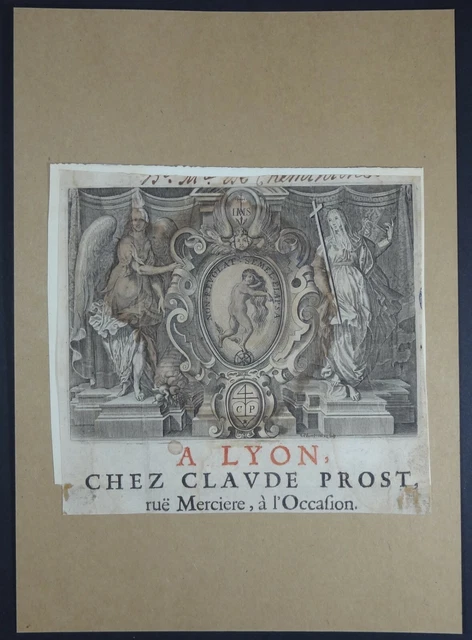 LYON MARQUE TYPOGRAPHIQUE à l-Occasion Printer's Mark CLAUDE PROST EUR ...