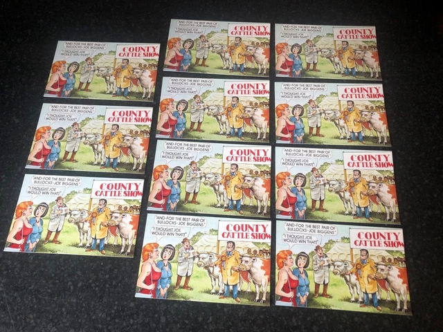 VINTAGE BAMFORTH COMIC POSTCARDS #1085 - Lot of 11 - Saucy Seaside ...