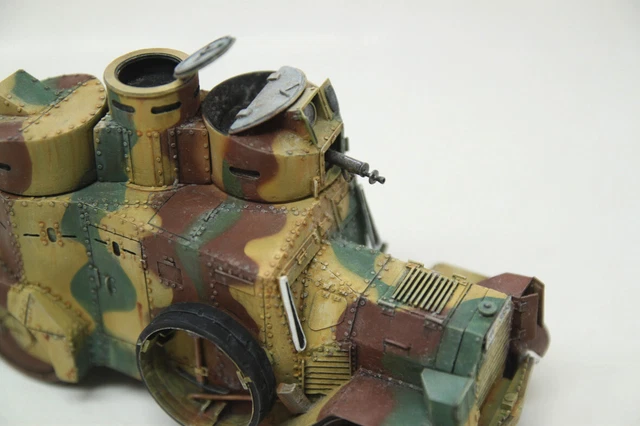 1:35 PANZER MODELL Daimler DZVR 21 Doppelturm Resin und Zinn gebaut ...