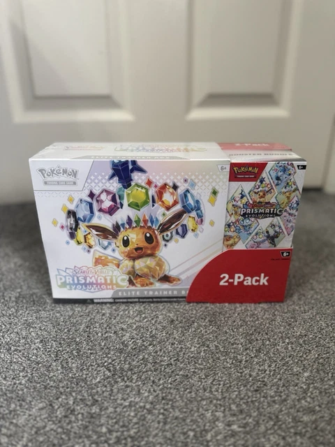 POKÉMON TCG: SV8.5 Prismatic Evolutions Costco 2-Pack - ETB & Booster ...
