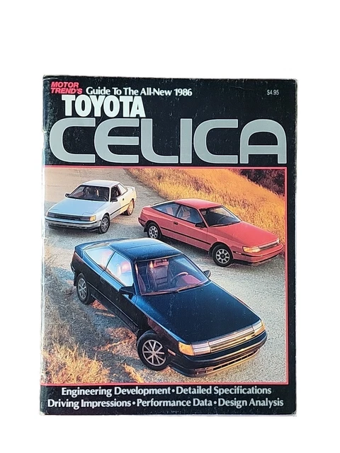 MOTOR TREND'S GUIDE to the 1986 Toyota Celica Gen 4 Vintage JDM Car ...