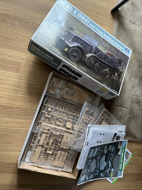 TRUMPETER MODEL KIT Sd.Kfz.8 (DB9) Half-truck Artillery Tractor 1/35 ...