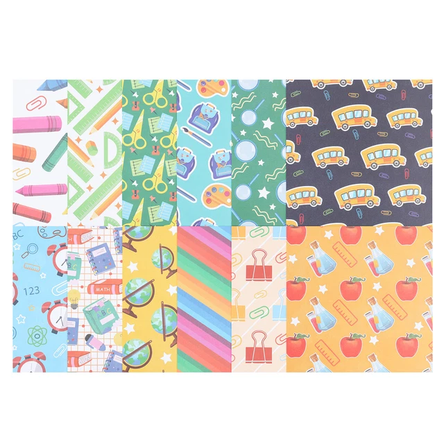 12X12& SCRAPBOOK PAPER, 24 Sheet Classroom Craft Paper,Mixed Colors $22 ...