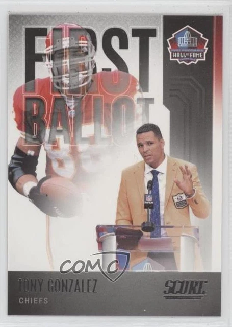 2022 SCORE FIRST Ballot Tony Gonzalez #FB-TG HOF EUR 2,11 - PicClick DE