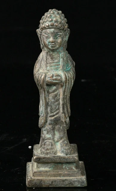 3 '' ANCIEN bouddhisme tibétain bronze Shakyamuni siège du Bouddha EUR 30,00 - PicClick FR